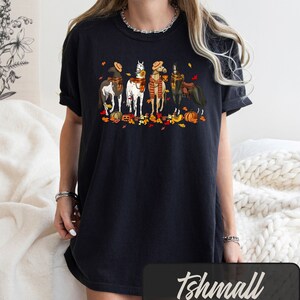 Comfort Colors Fall Horse Graphic Tee - Autumn Crewneck Shirt - Etsy