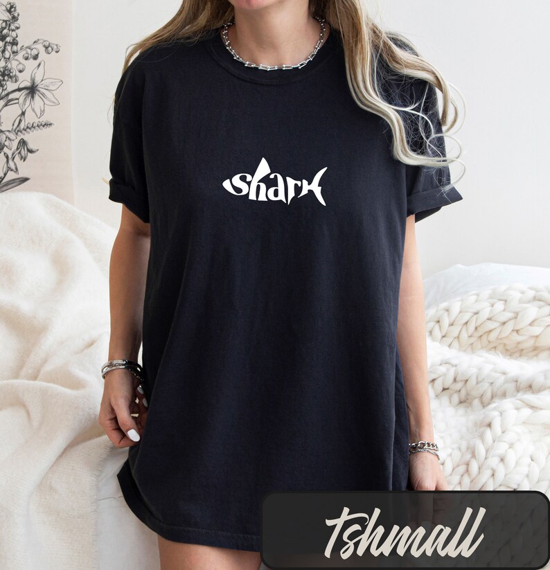 Comfort Colors Shark Graphic Tee: Nature Lover Gift - Etsy