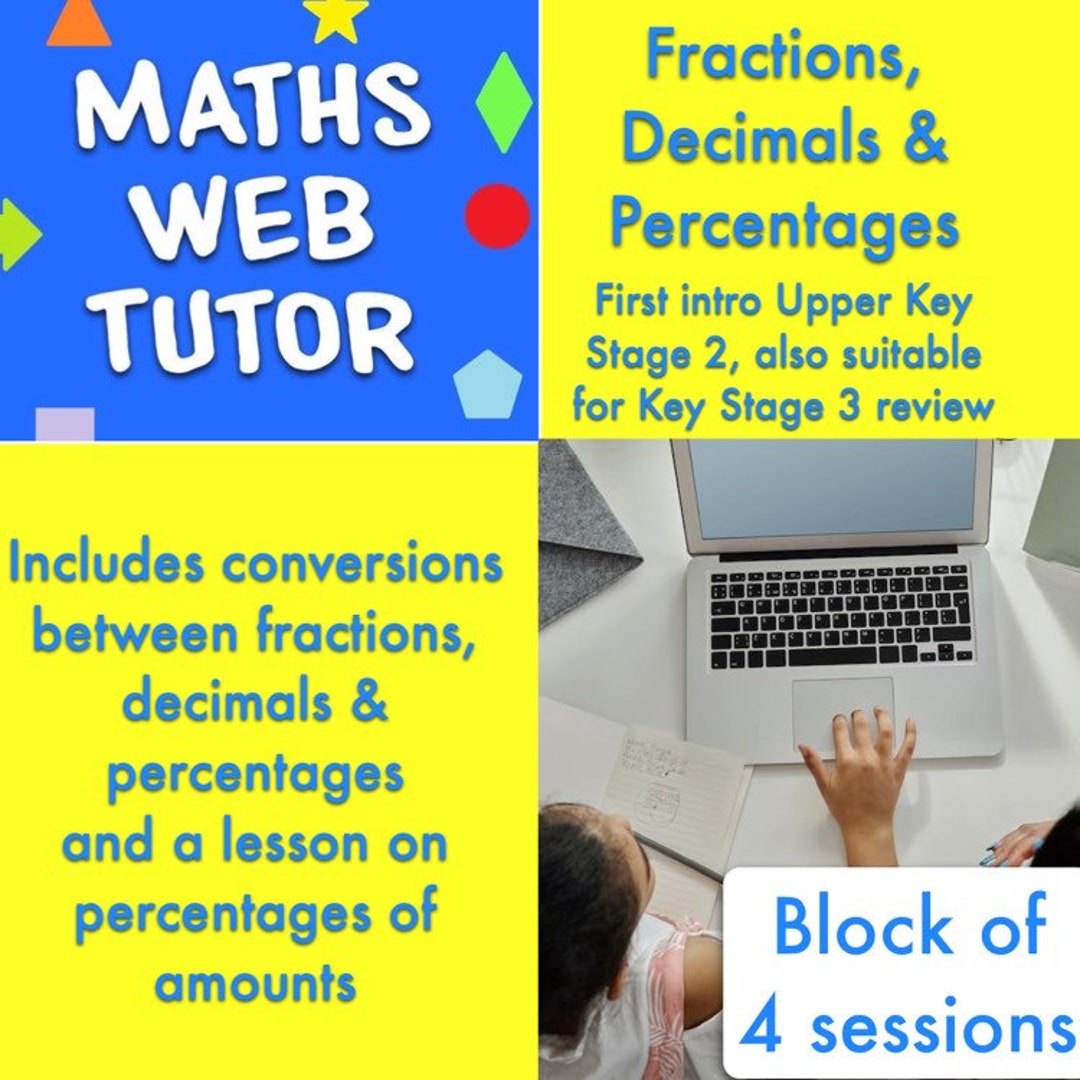 Fractions, Decimals and Percentages (intro. Approx Age 9, Suitable for ...