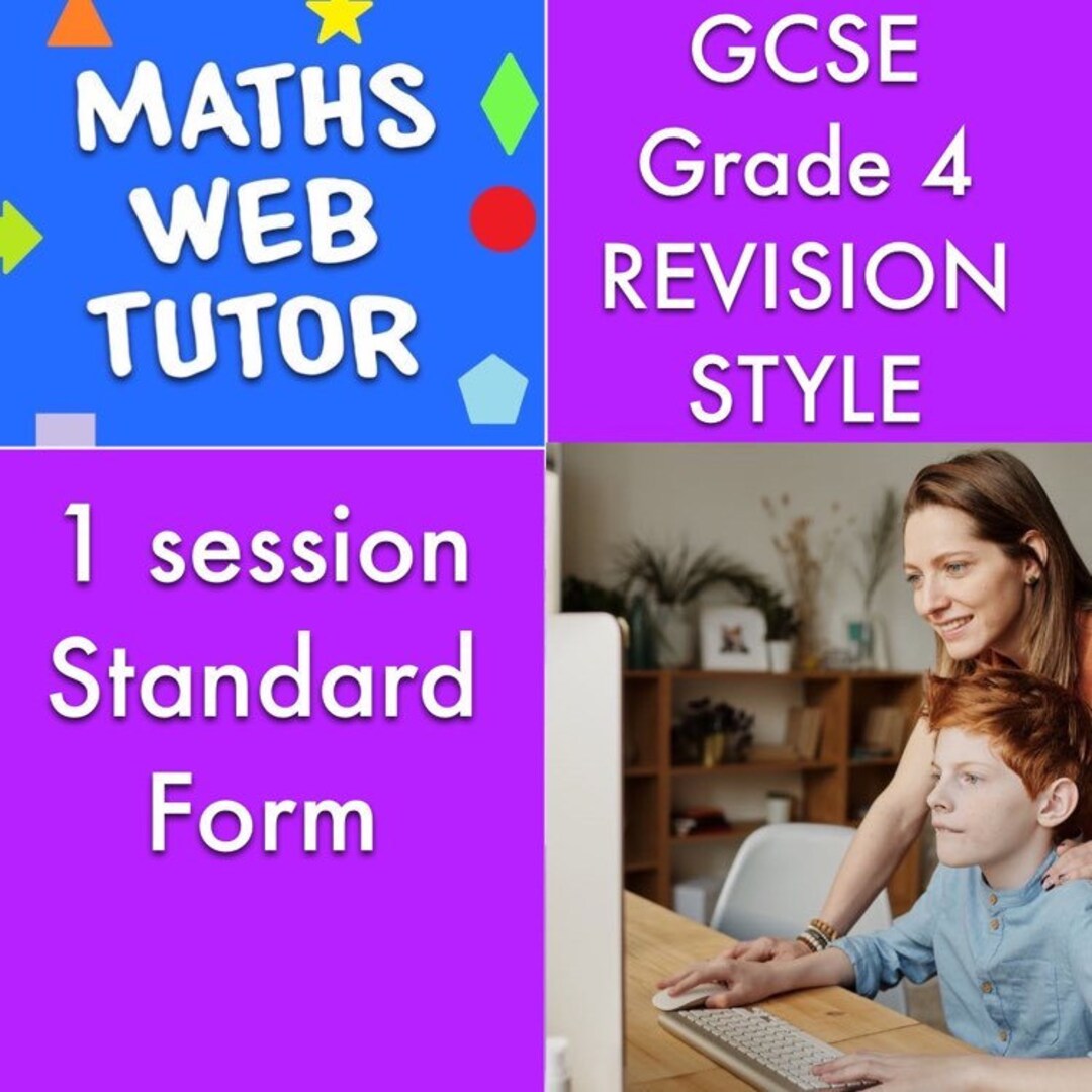 GCSE Standard Form (1 Sessions) (grade 4 Content, Revision Style ...