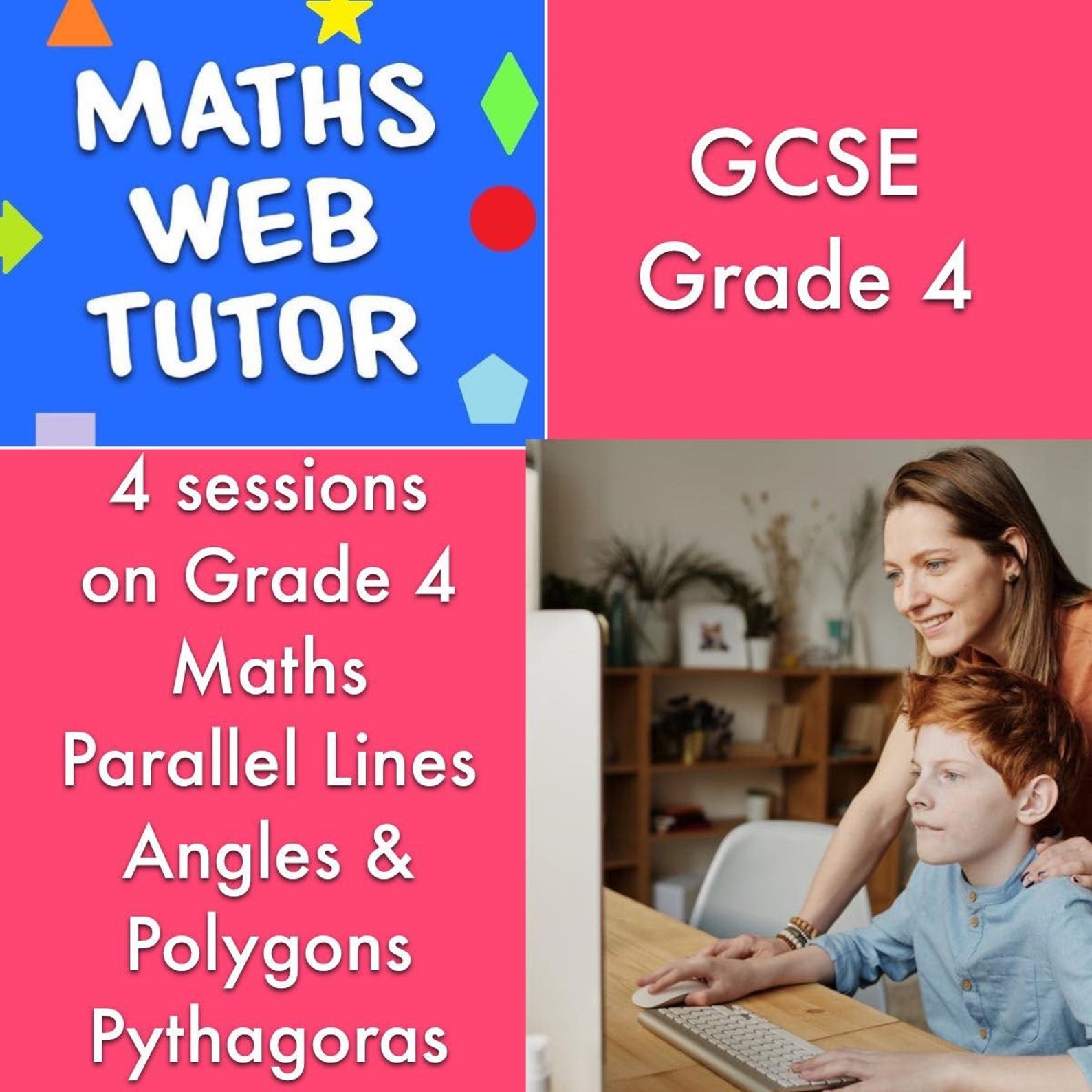 GCSE Grade 4 Maths Angles in Parallel Lines and Polygons, and ...