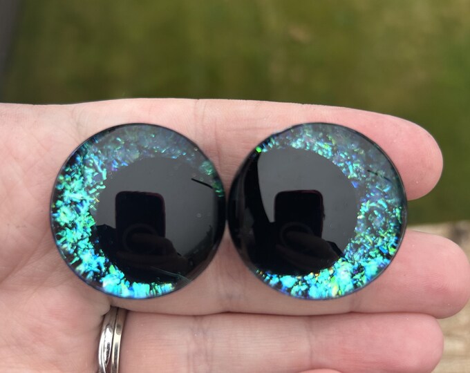 Discus Safety Eyes Hand-painted Color-shifting for Amigurumi, Taxidermy ...