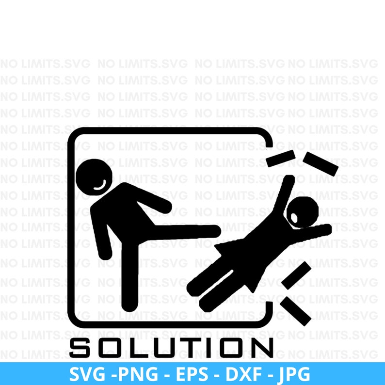 Problem Solution SVG - Etsy