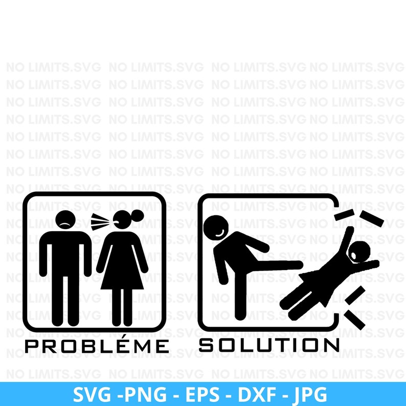 Problem Solution SVG - Etsy