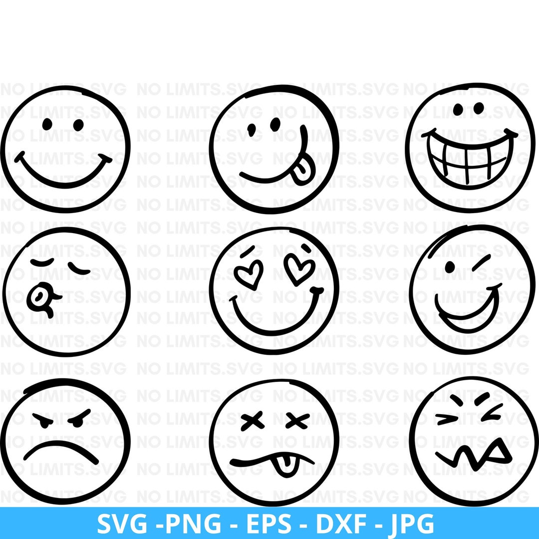 Emoji Svg - Etsy