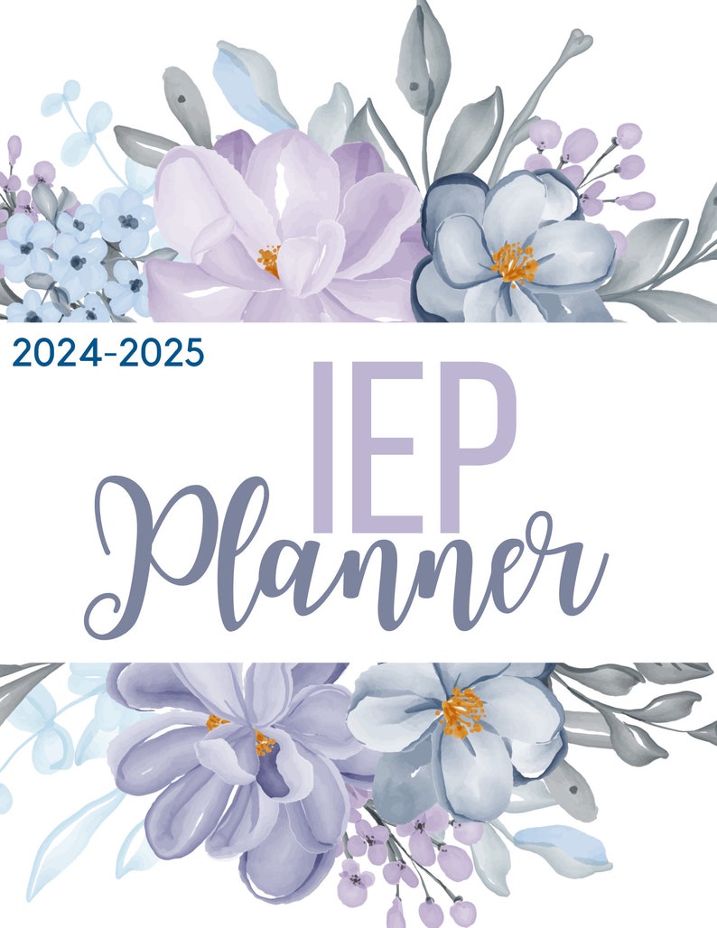 IEP Planner Special Education Teacher Goal Tracker Calendar Dates - Etsy