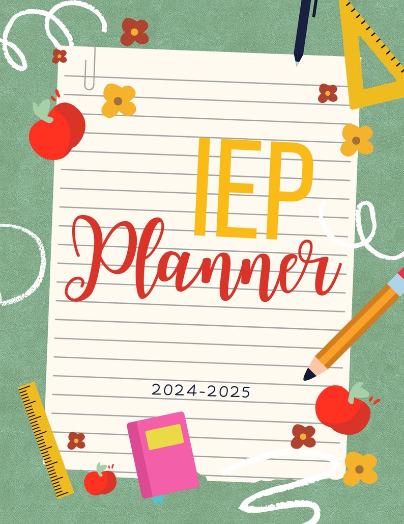 IEP Planner Special Education Teacher Goal Tracker Calendar Dates - Etsy