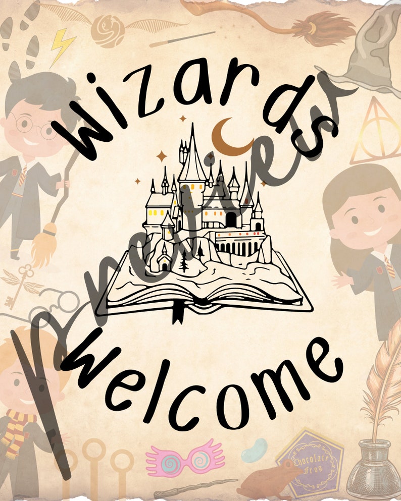 Wizarding World Classroom Digital Download Class Posters Wall Art Play ...