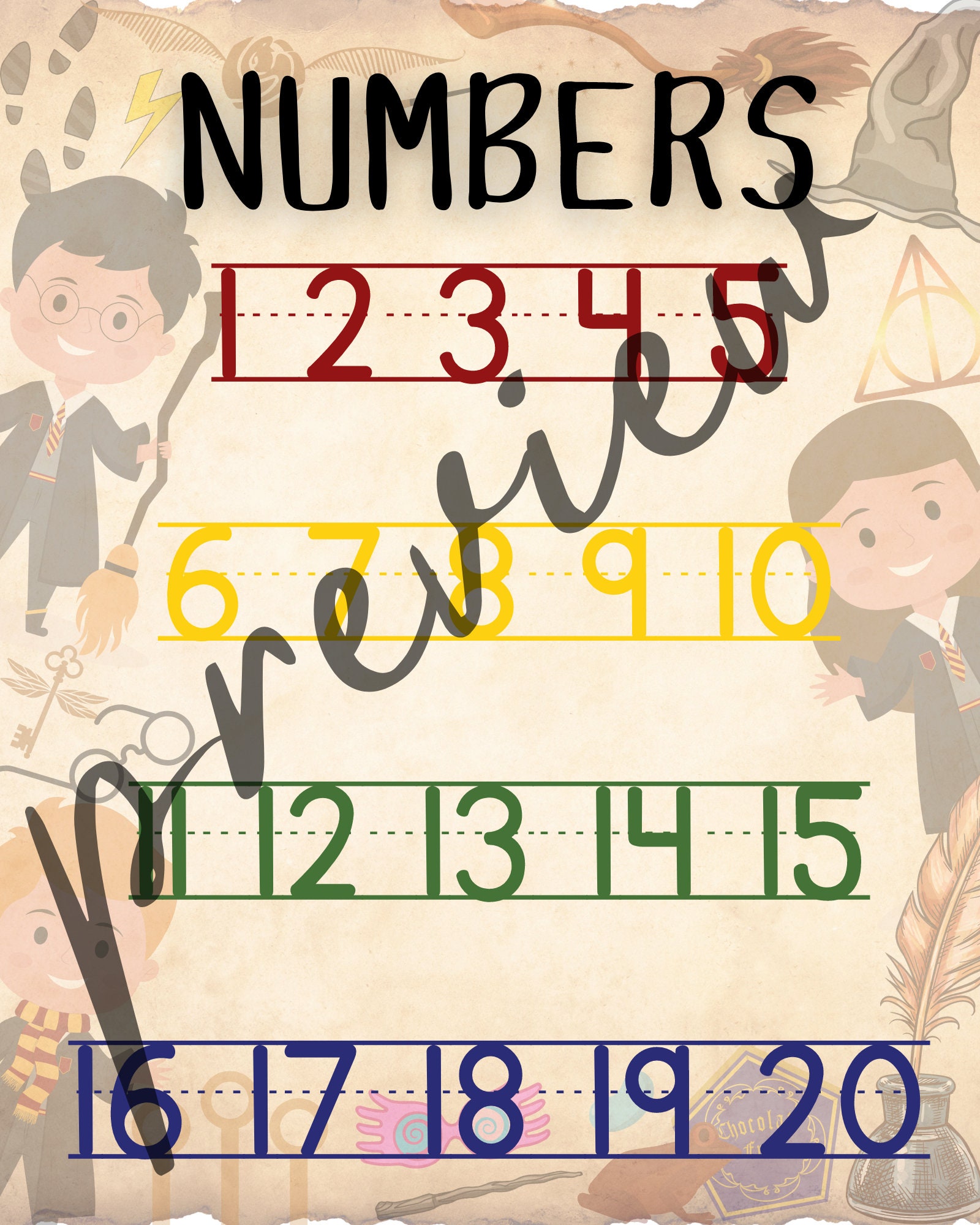 Wizarding World Classroom Digital Download Class Posters Wall Art Play ...