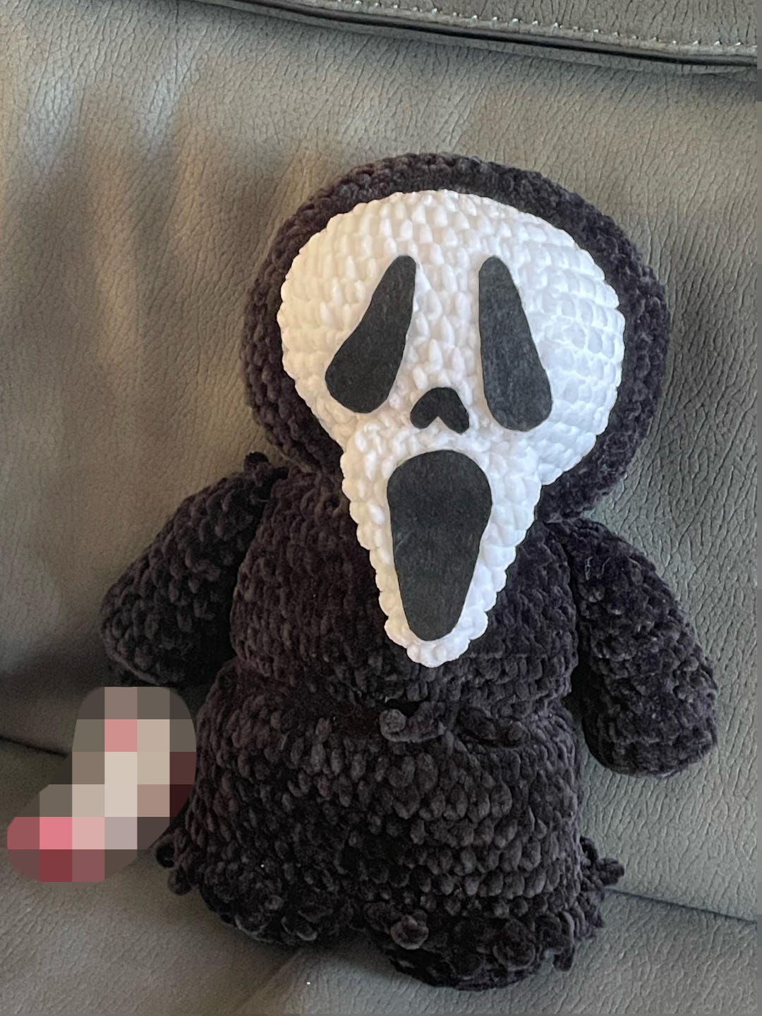 Crocheted Scream Ghost Face Plush - Etsy