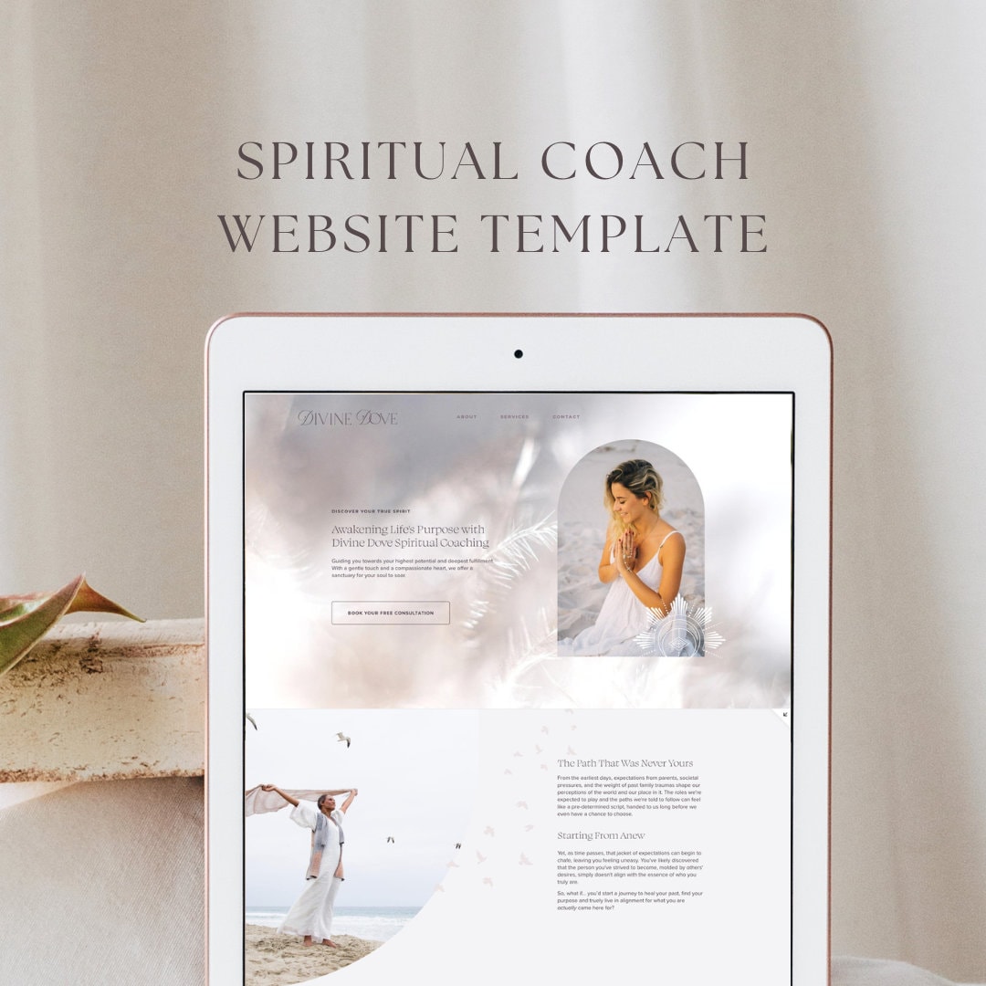 Squarespace Website Template: Spiritual Coach, Tarot, Astrologer ...
