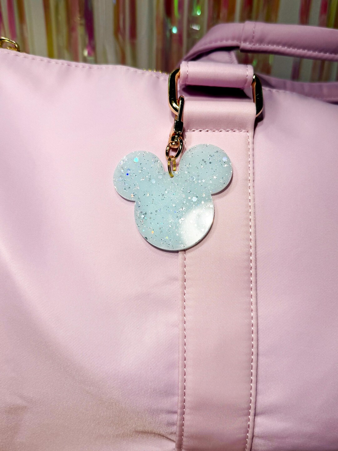 Blue Holographic Confetti Mickey Bag Charm, Stoney Clover Lane Fanny ...