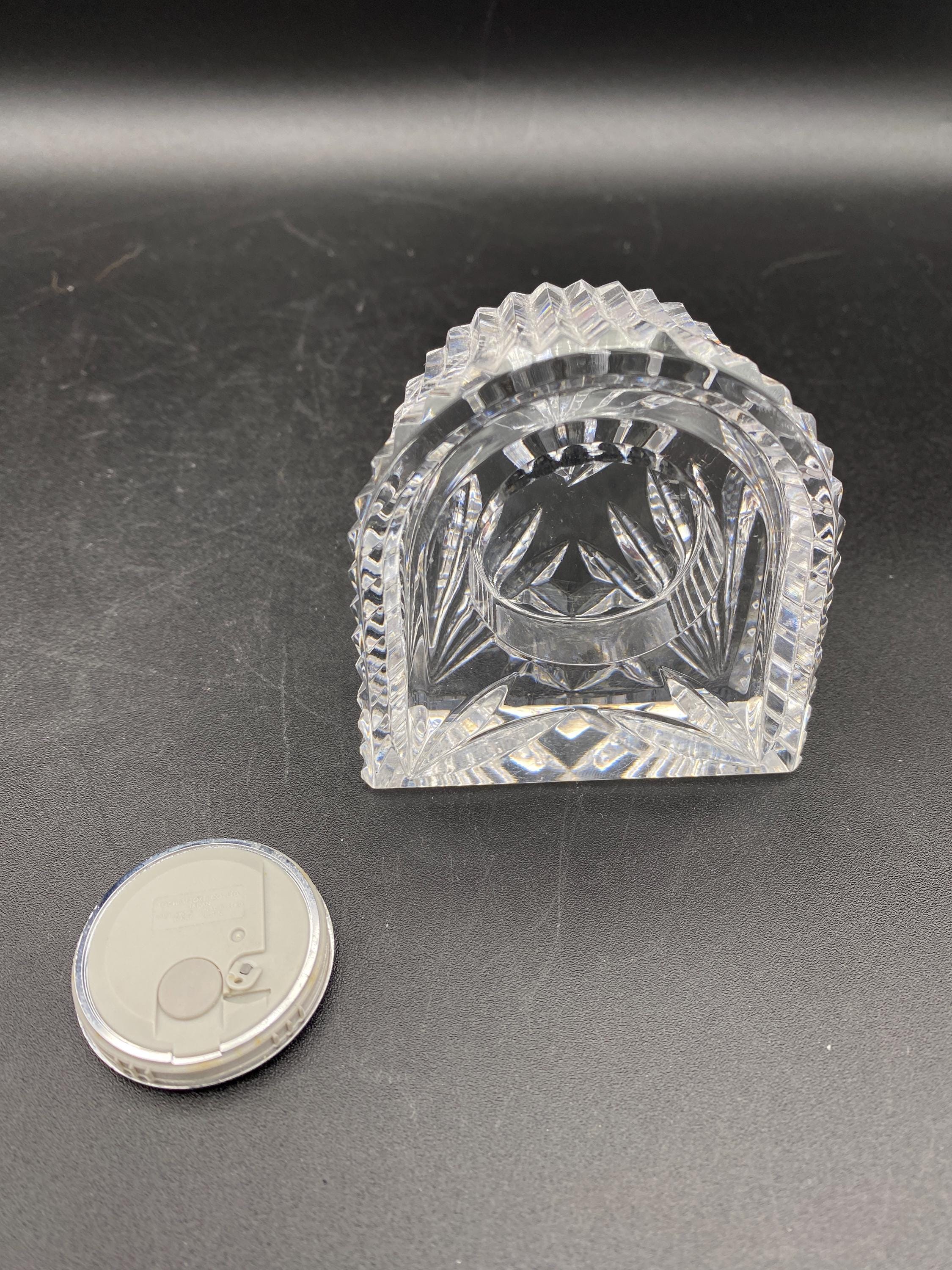 Waterford Crystal Dome Clock Quartz Desktop Clock Bookshelf Clock ...