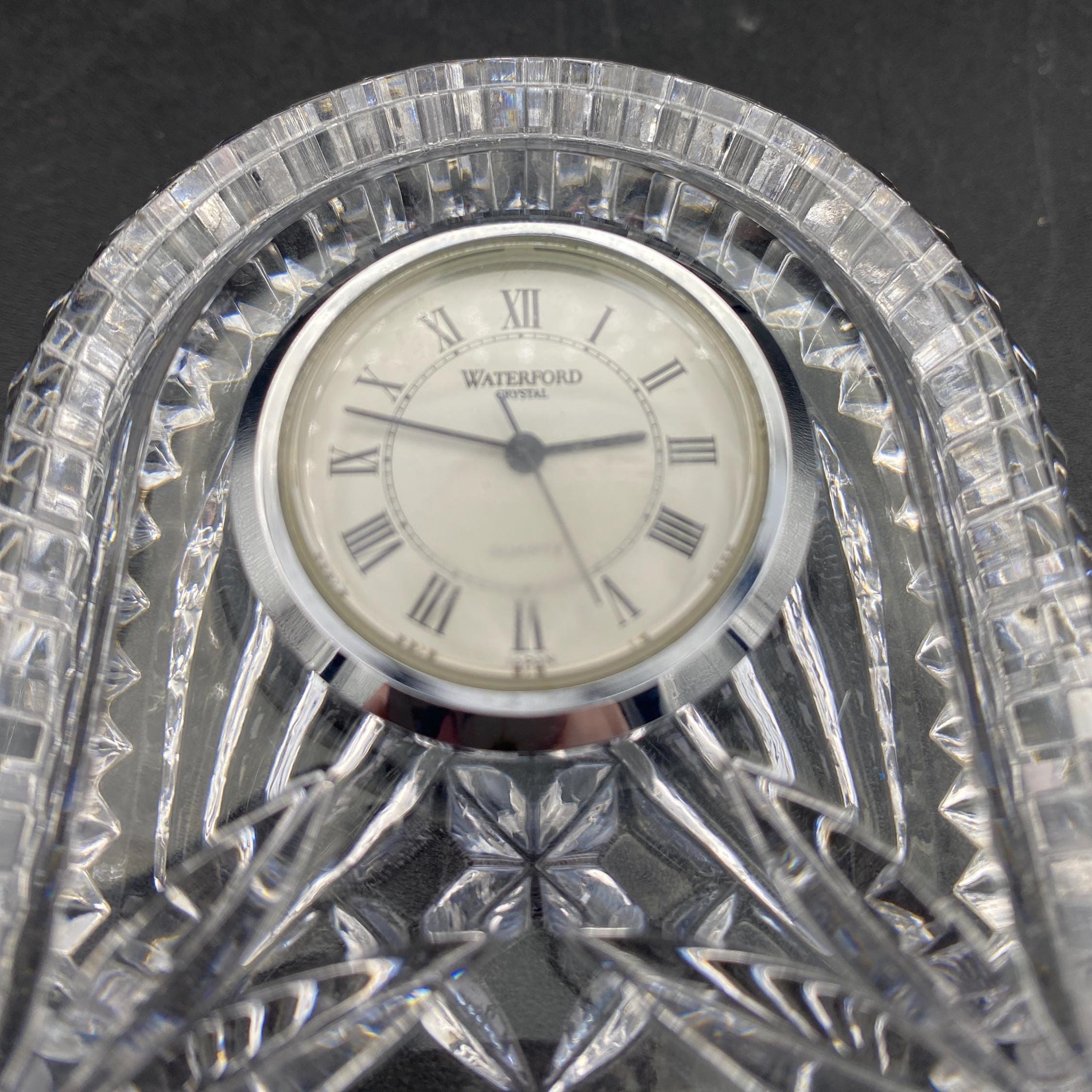 Waterford Crystal Dome Clock Quartz Desktop Clock Bookshelf Clock ...