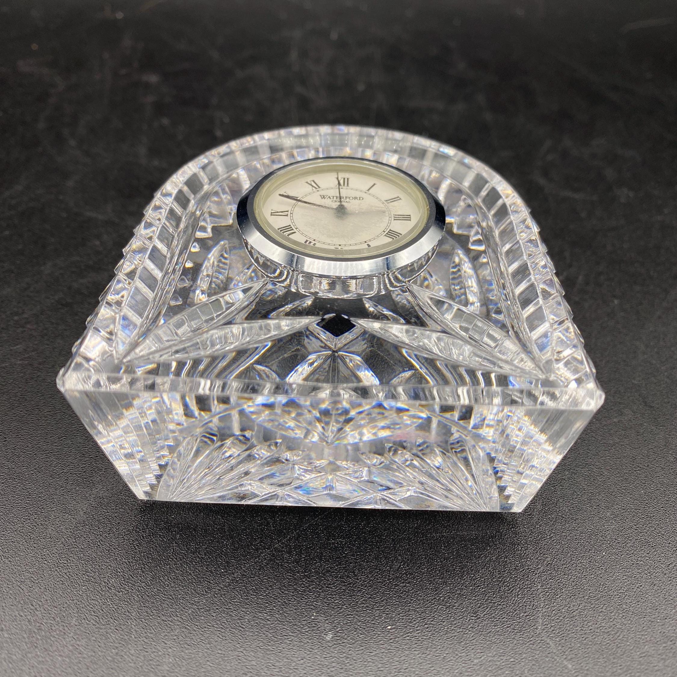 Waterford Crystal Dome Clock Quartz Desktop Clock Bookshelf Clock ...