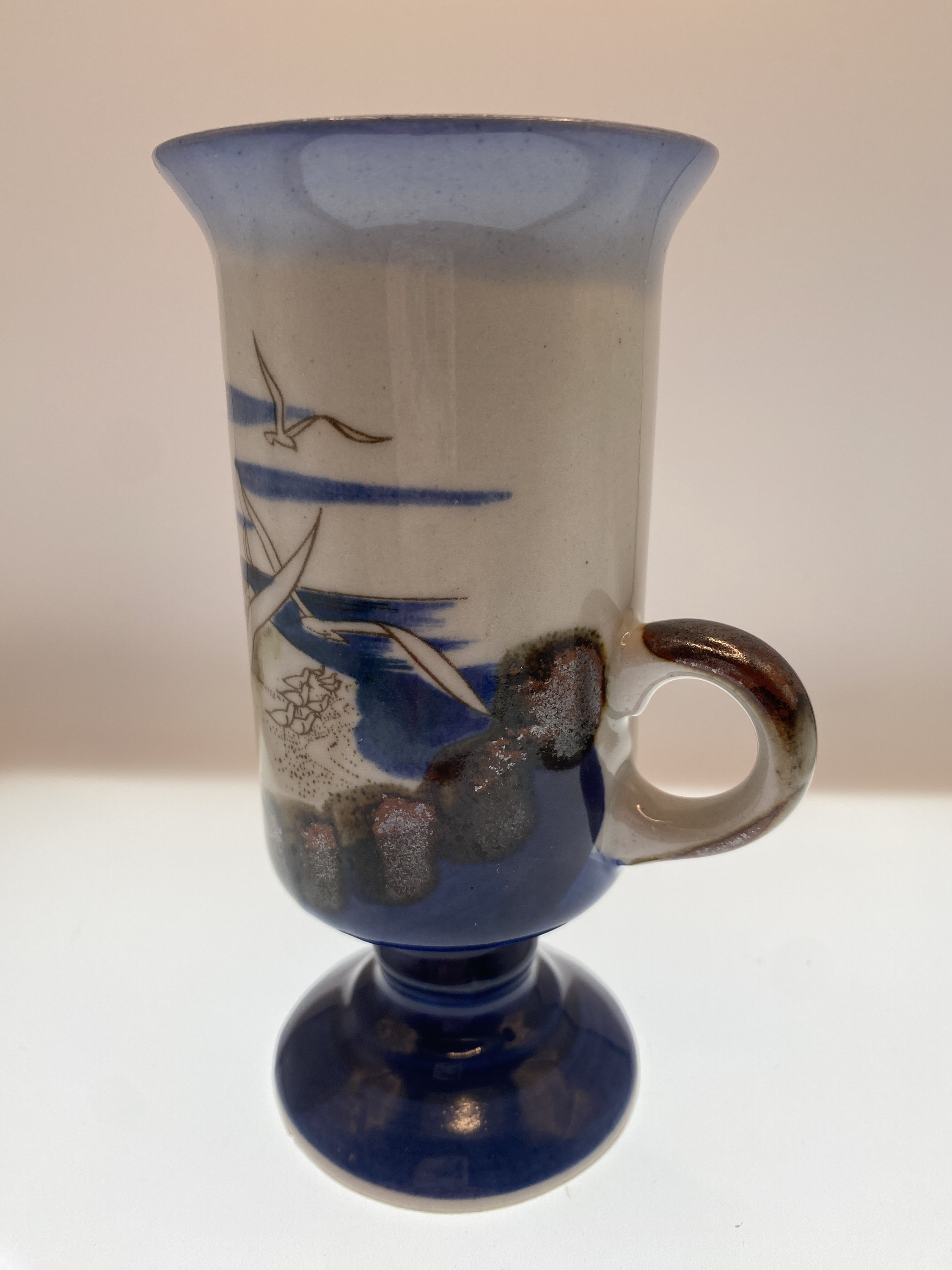 Otagiri Irish Coffee Mug Seagulls and Lighthouse Stoneware - Etsy