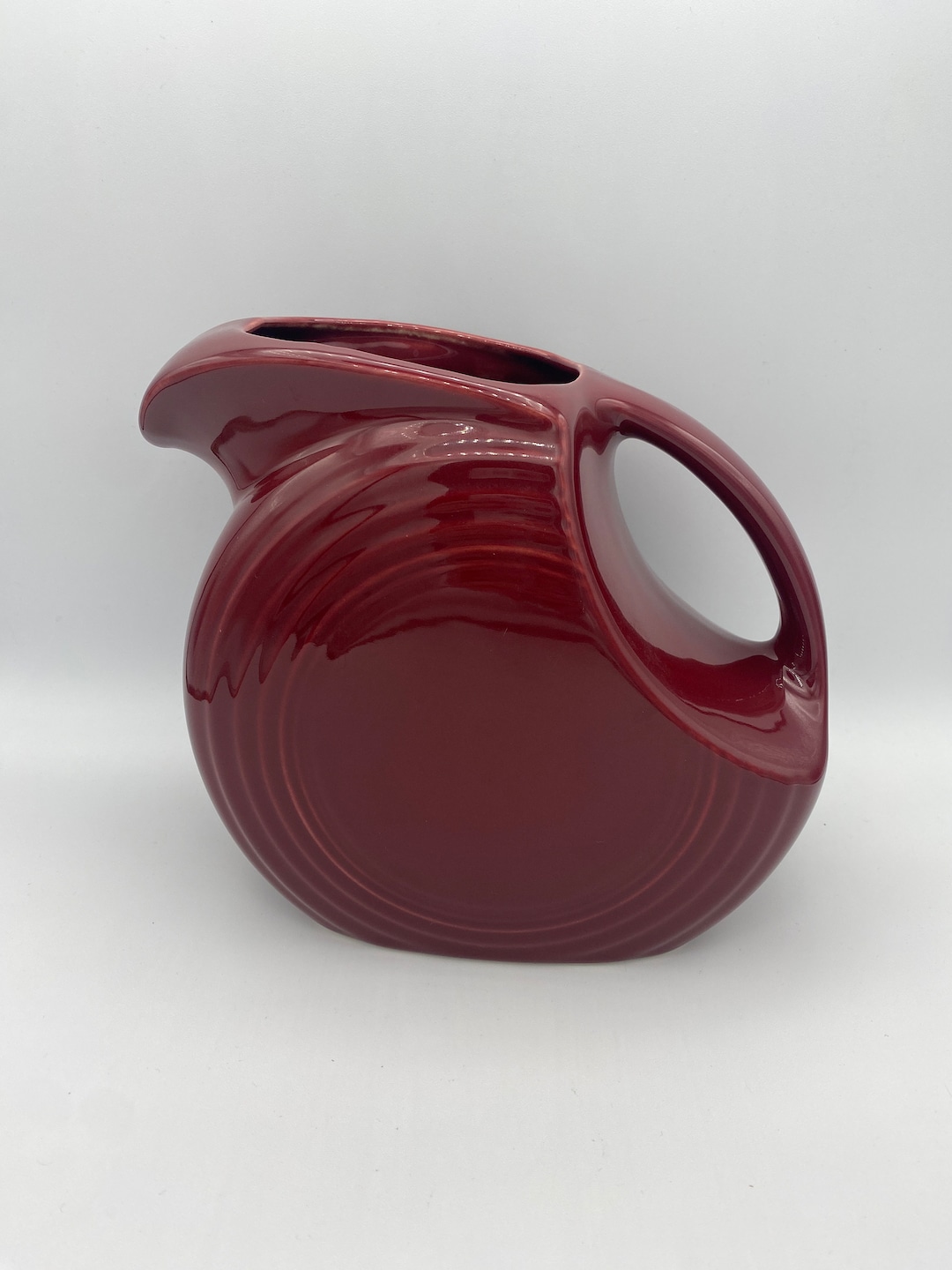 Fiesta Ware Claret (retired Color) Large Pitcher Water Jug - Etsy
