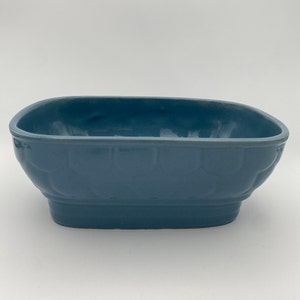 Cookson Pottery Blue Planter, Number 356, Made in USA, Retro Decor ...