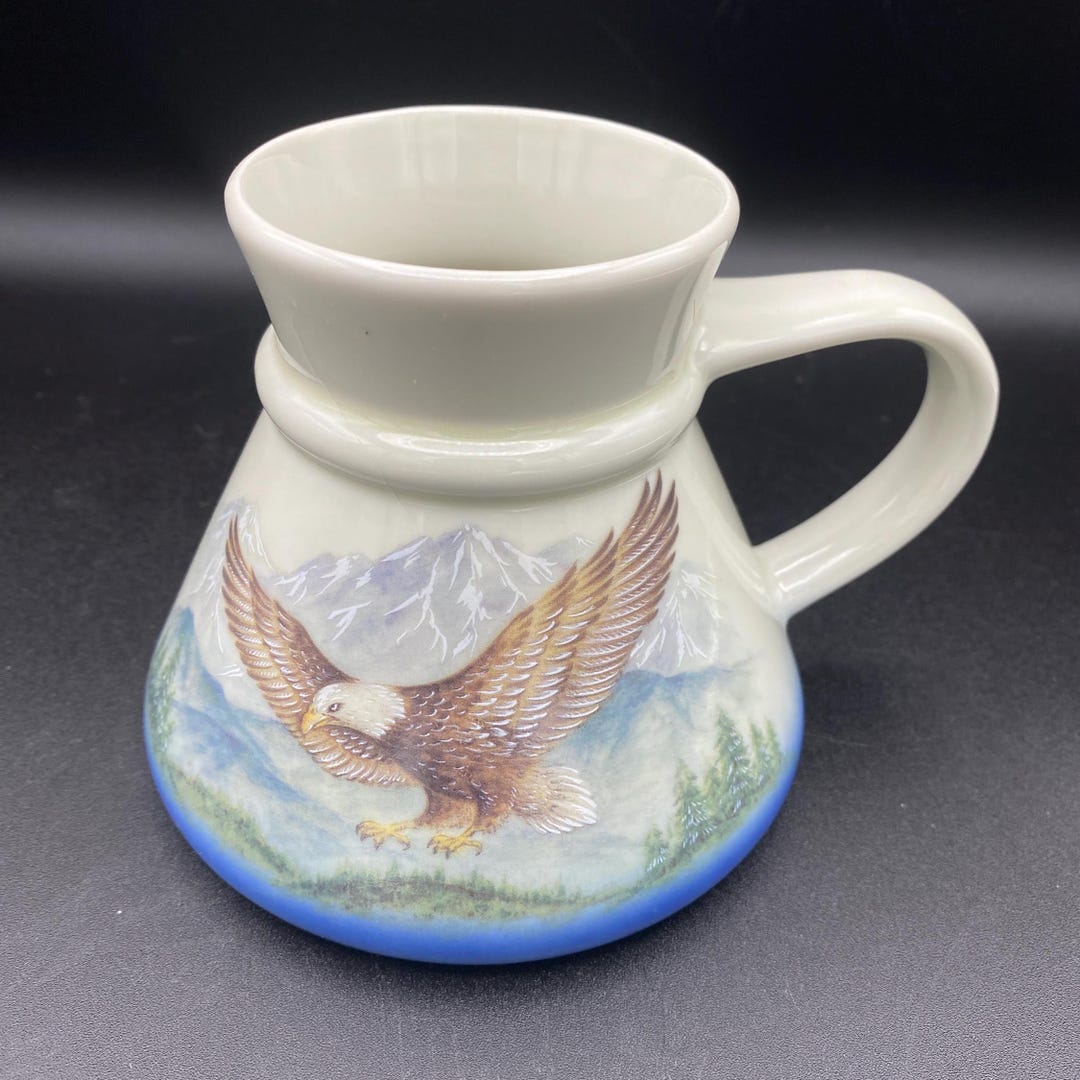 Otagiri Flying Eagle Mug Spill Proff Cup With Foam Bottom Walt Cude on ...