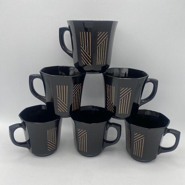 80s Art Deco Black Decor - Etsy