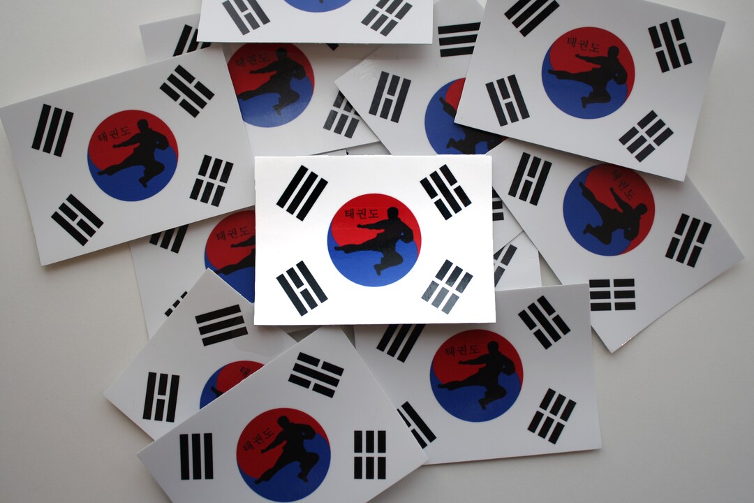 Korean Flag Sticker - Etsy