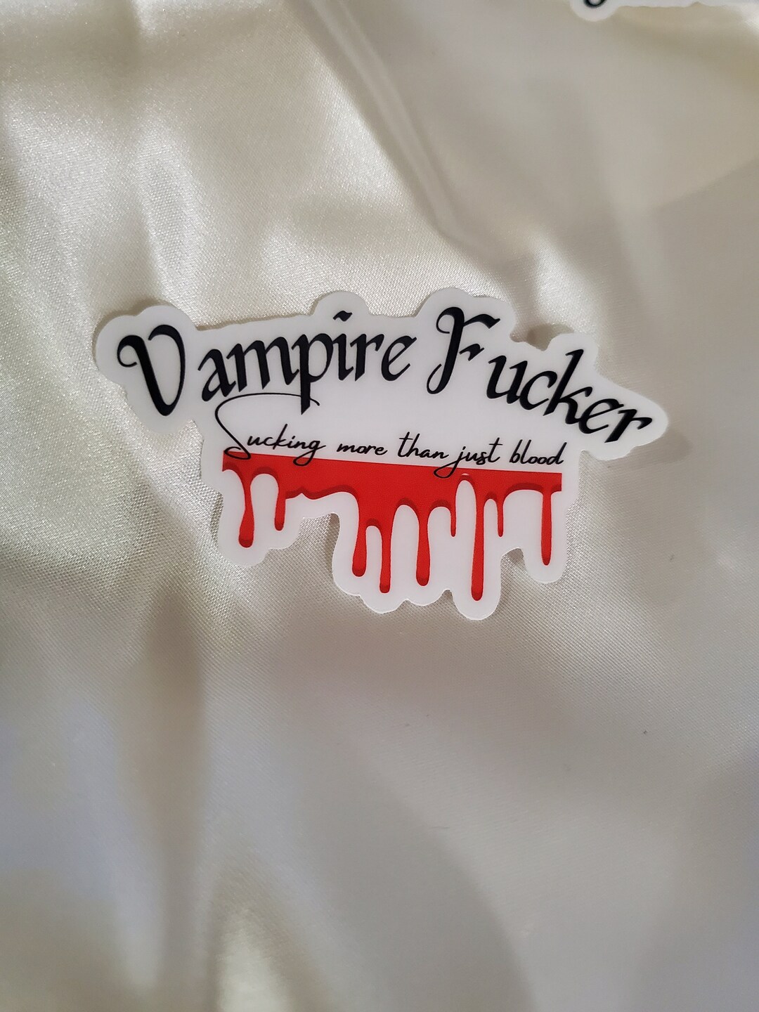 Vampire Fucker Sucking More Than Just Blood Sticker - Etsy