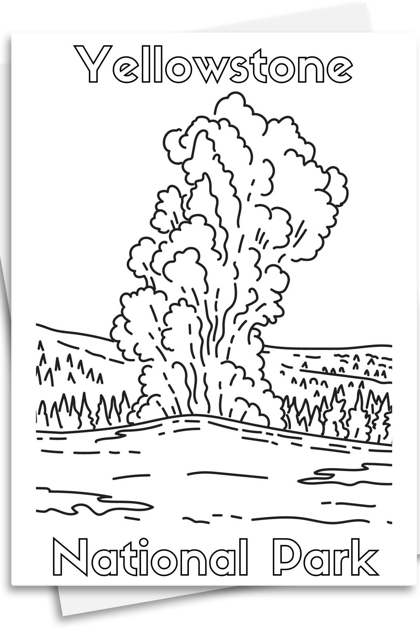 Printable U.S. National Parks Coloring Pages | Printable Children’s ...