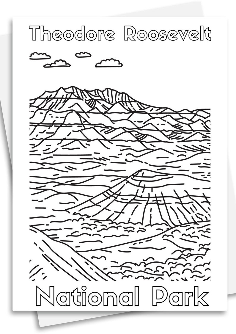 Printable U.S. National Parks Coloring Pages | Printable Children’s ...