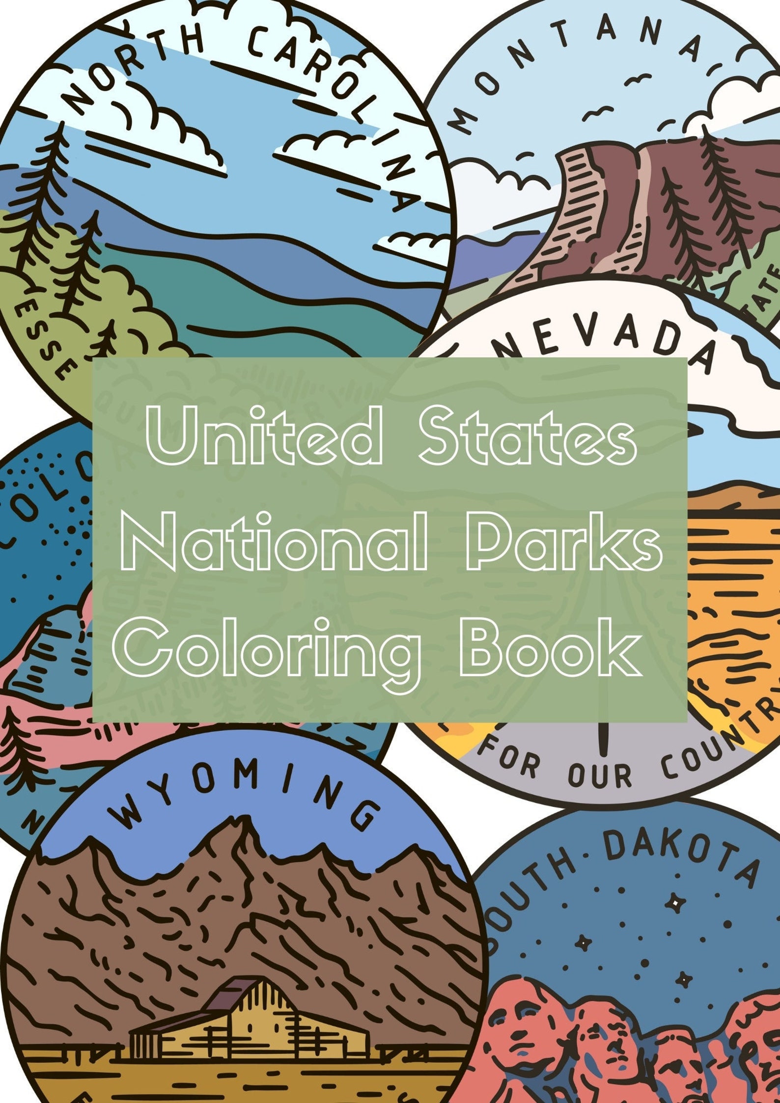Printable U.S. National Parks Coloring Pages | Printable Children’s ...