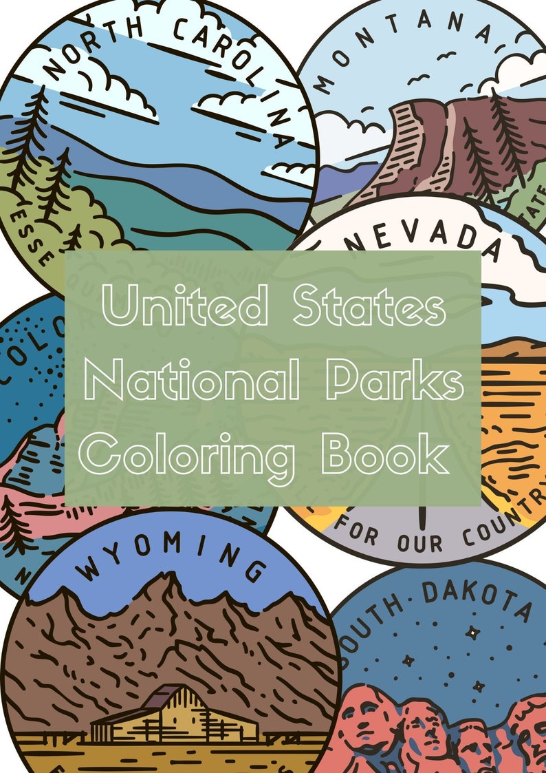 Printable U.S. National Parks Coloring Pages | Printable Children’s ...