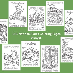 Printable U.S. National Parks Coloring Pages | Printable Children’s ...