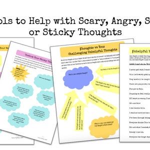 Emotion Regulation Handouts and Worksheets for Kids and Pre-teens - Etsy