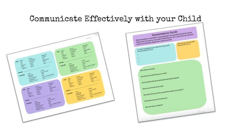 Emotion Regulation Handouts and Worksheets for Kids and Pre-teens - Etsy