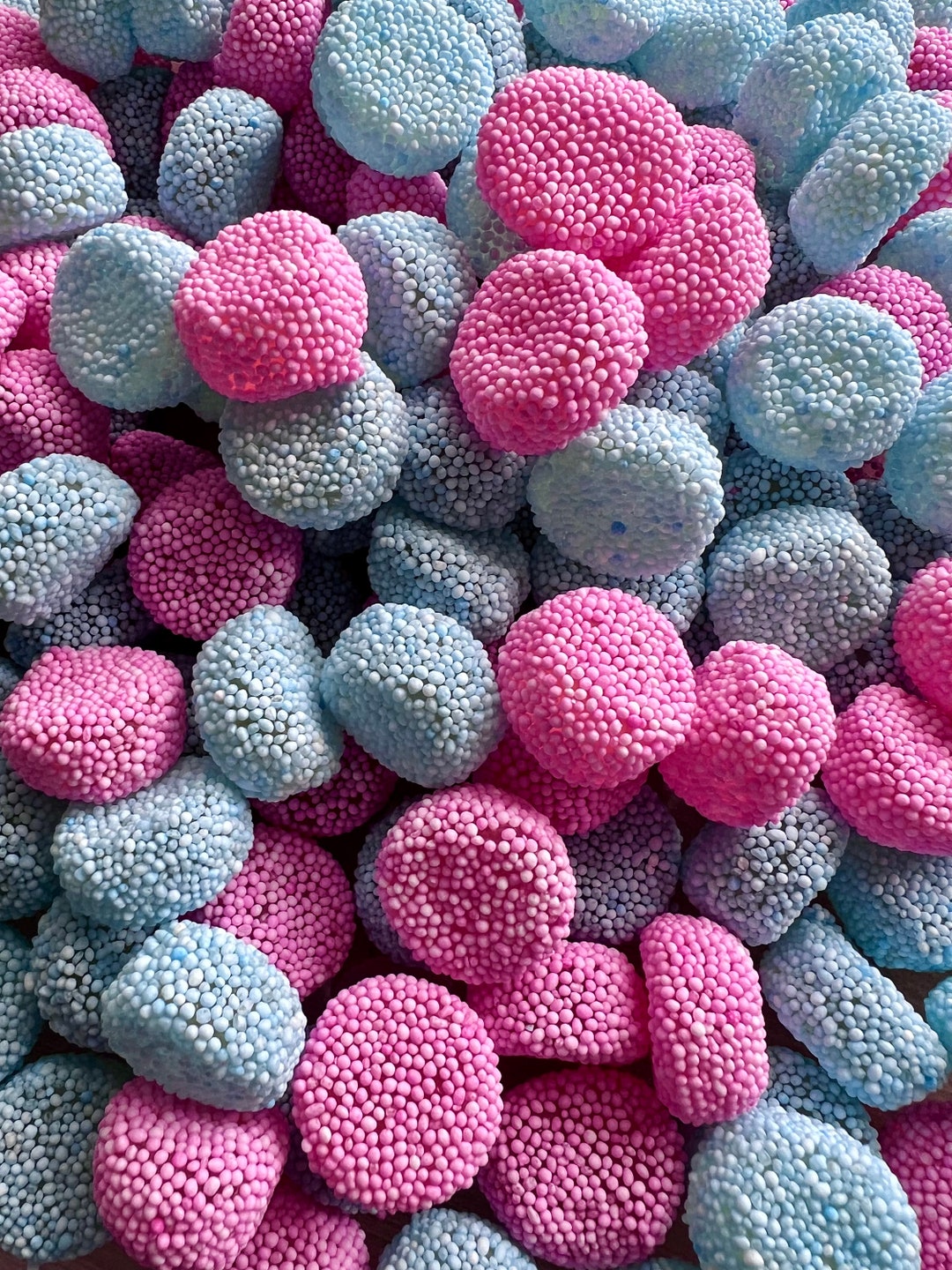 Spogs, Aniseed Jelly Buttons - Traditional Sweets in Pink and Blue ...