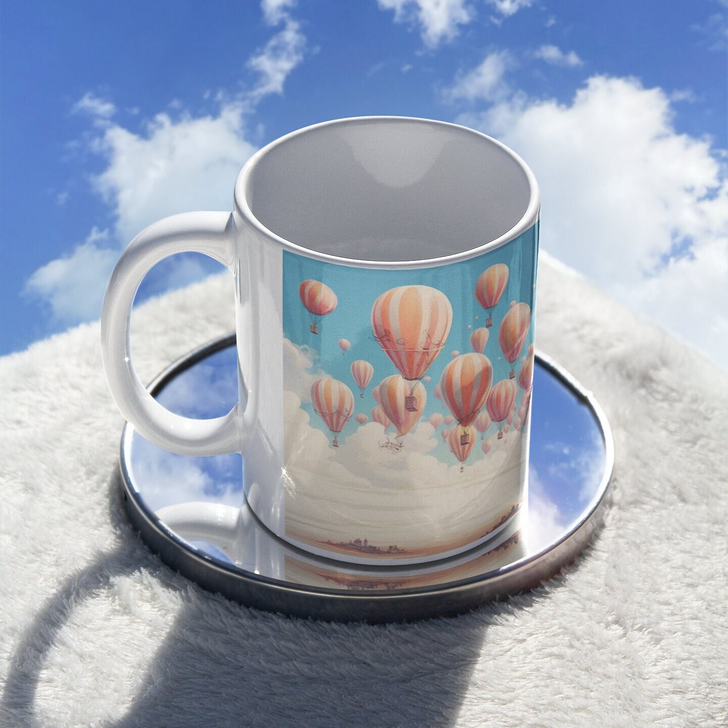 Anime Hot Air Balloons Mug Hot Air Balloons Mug - Etsy