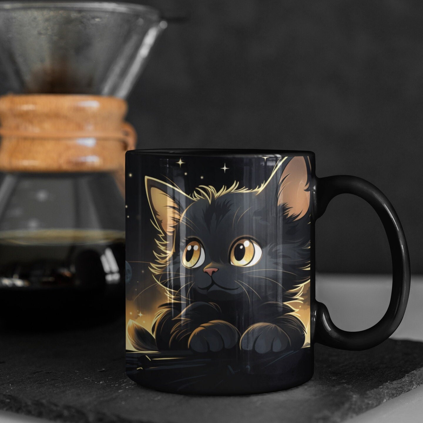 Cat Lover Mug Cartoon Cat Mug Cat Lover Gift - Etsy