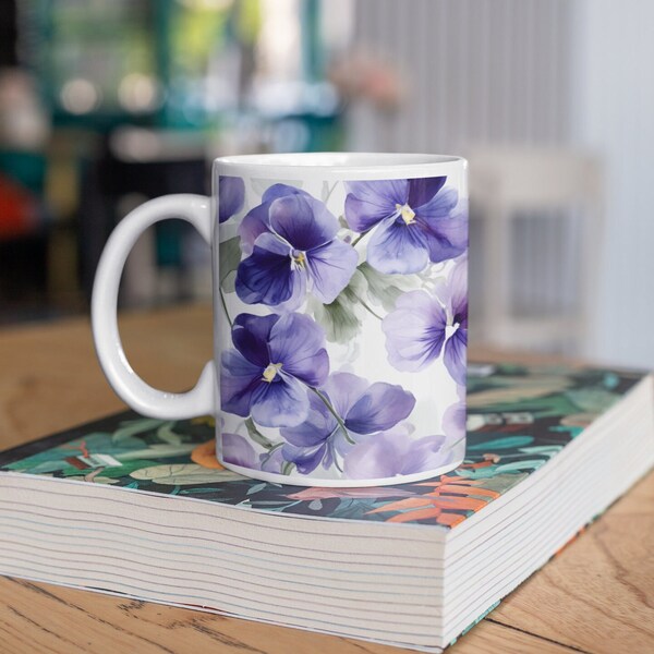 Violet Tea Cup - Etsy