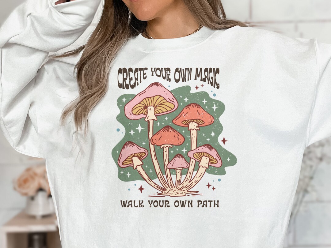 Recreate Your Own Magic Walk Your Own Path Distressed Women's V-neck ...