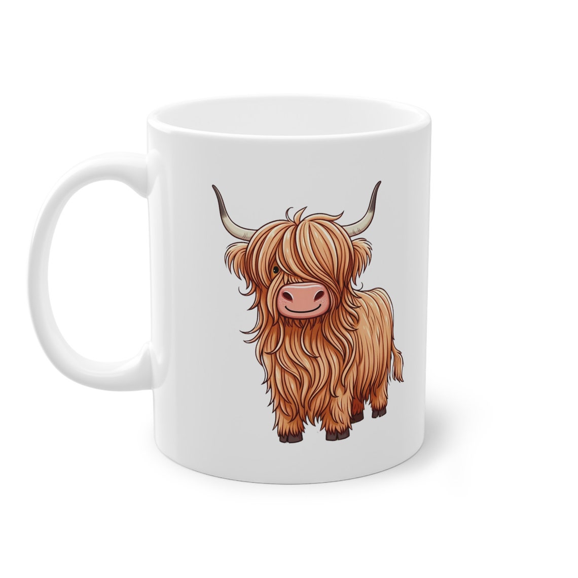 Very Cute Highland Cow Mug, Gift for Her, Gift for Him, Friendship ...