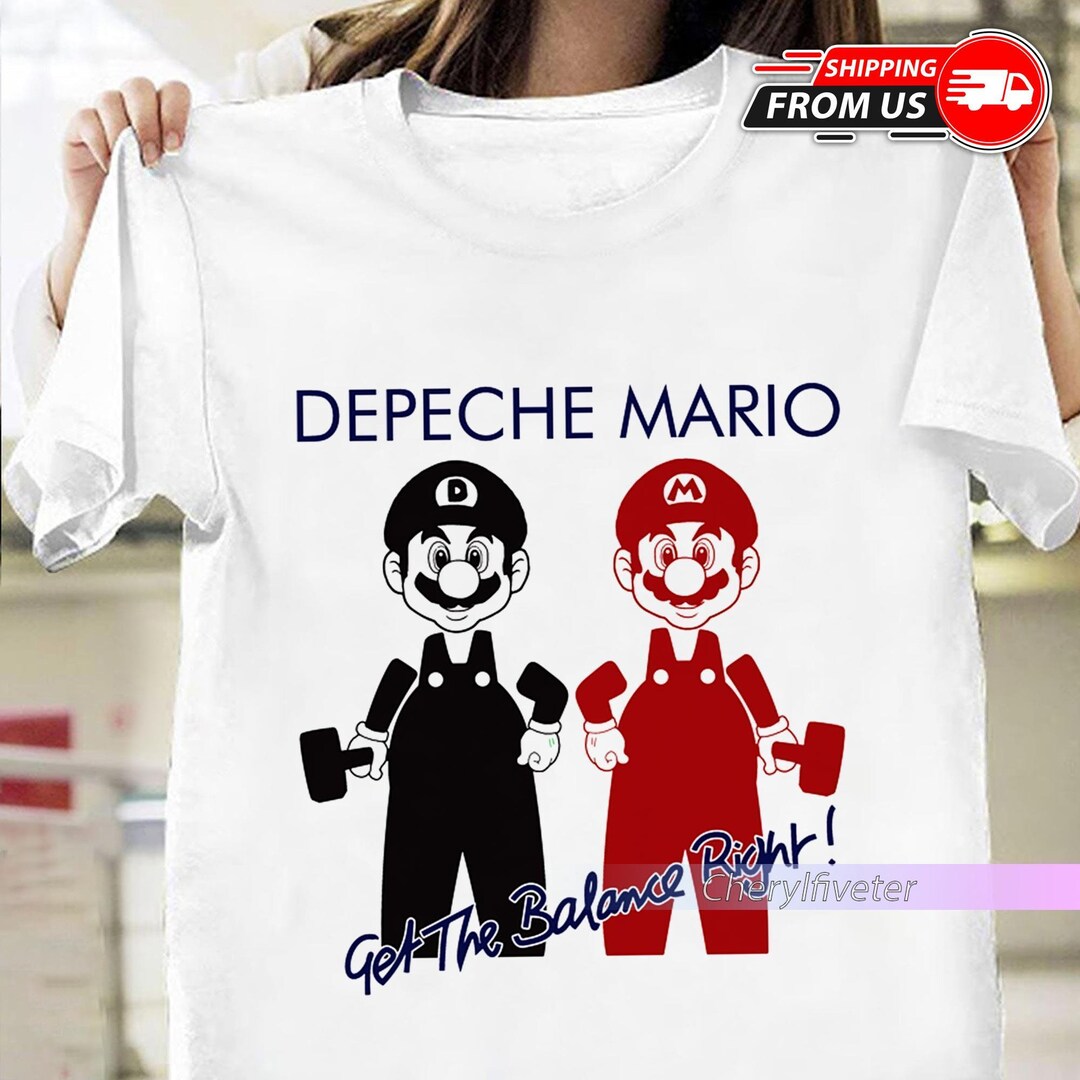 Christmas Gift Depeche Mario Get the Balance Right Shirt - Etsy
