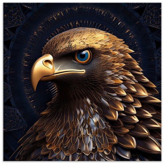 Abstract Eagle Art