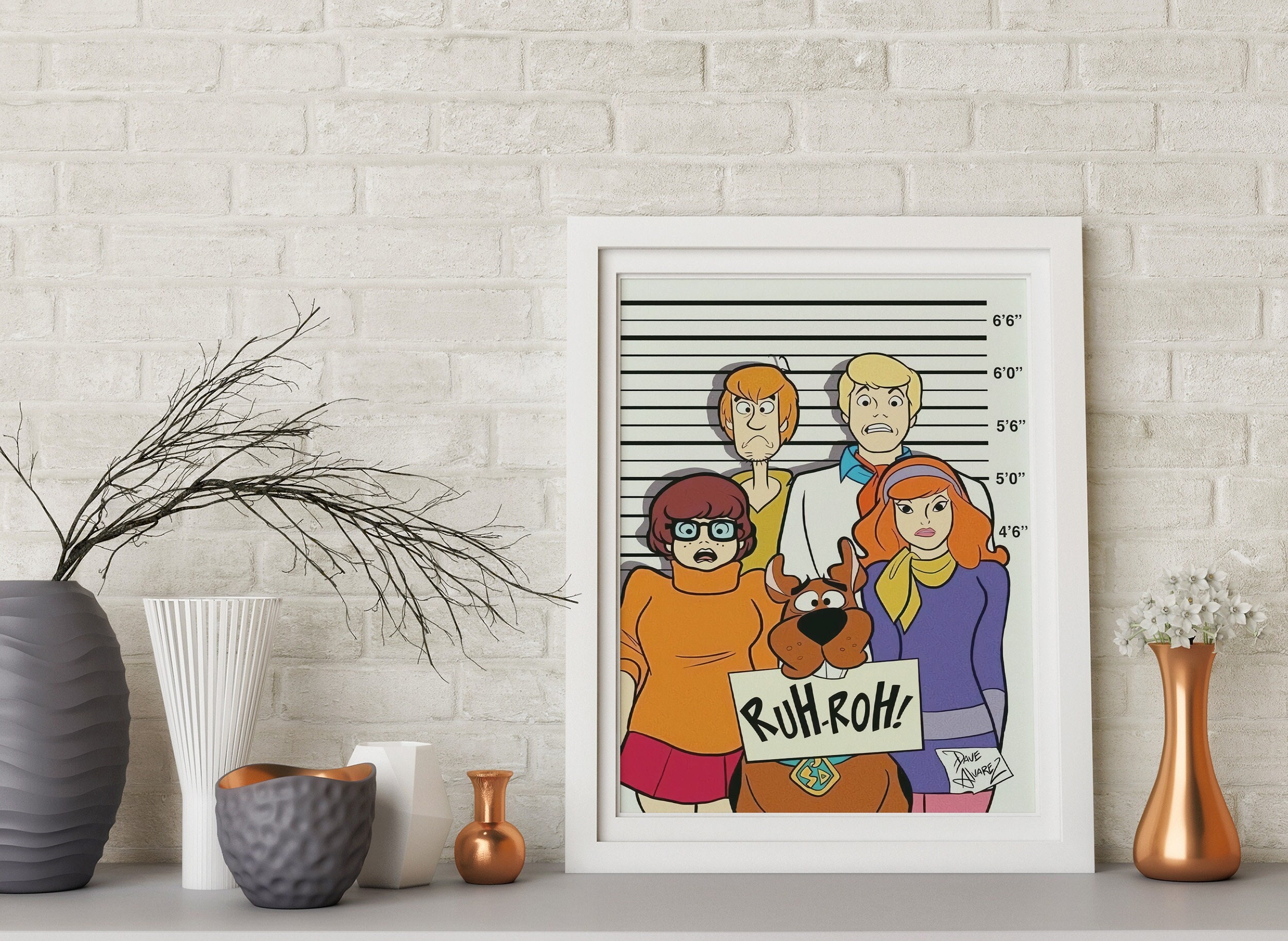 Scooby-Doo Poster, Cartoon Poster, TV Series Poster sold by Allegation ...