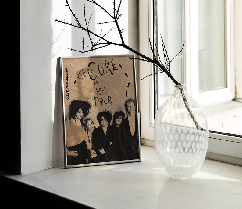 The Cure Poster Rock Music Poster Music Lovers Home Decor Wall Decor ...