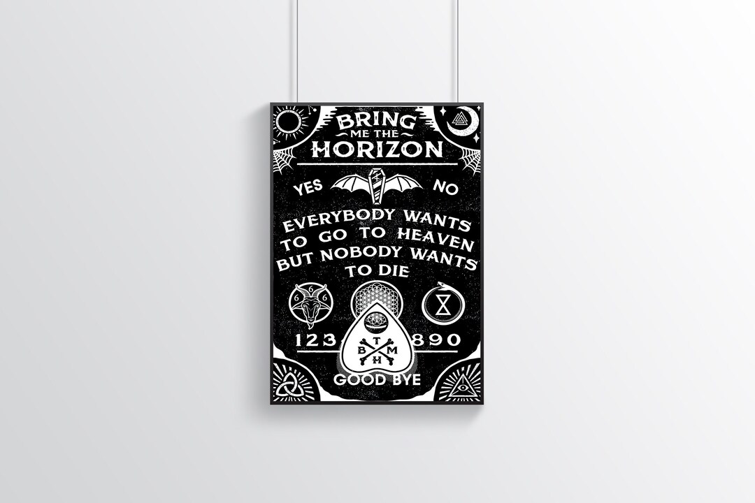 Bring Me the Horizon Poster Rock Music Poster Music Lovers Home Decor ...