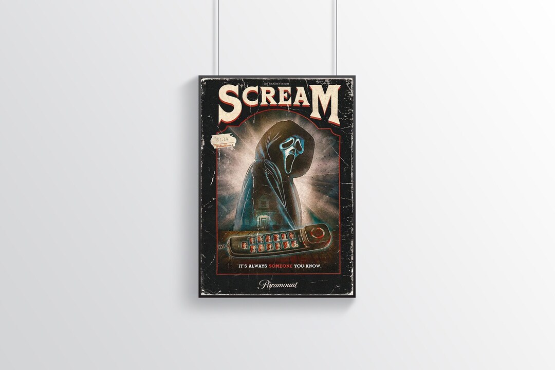 Scream Poster Movie Poster Series Poster Home Decor Wall Decor Famous ...