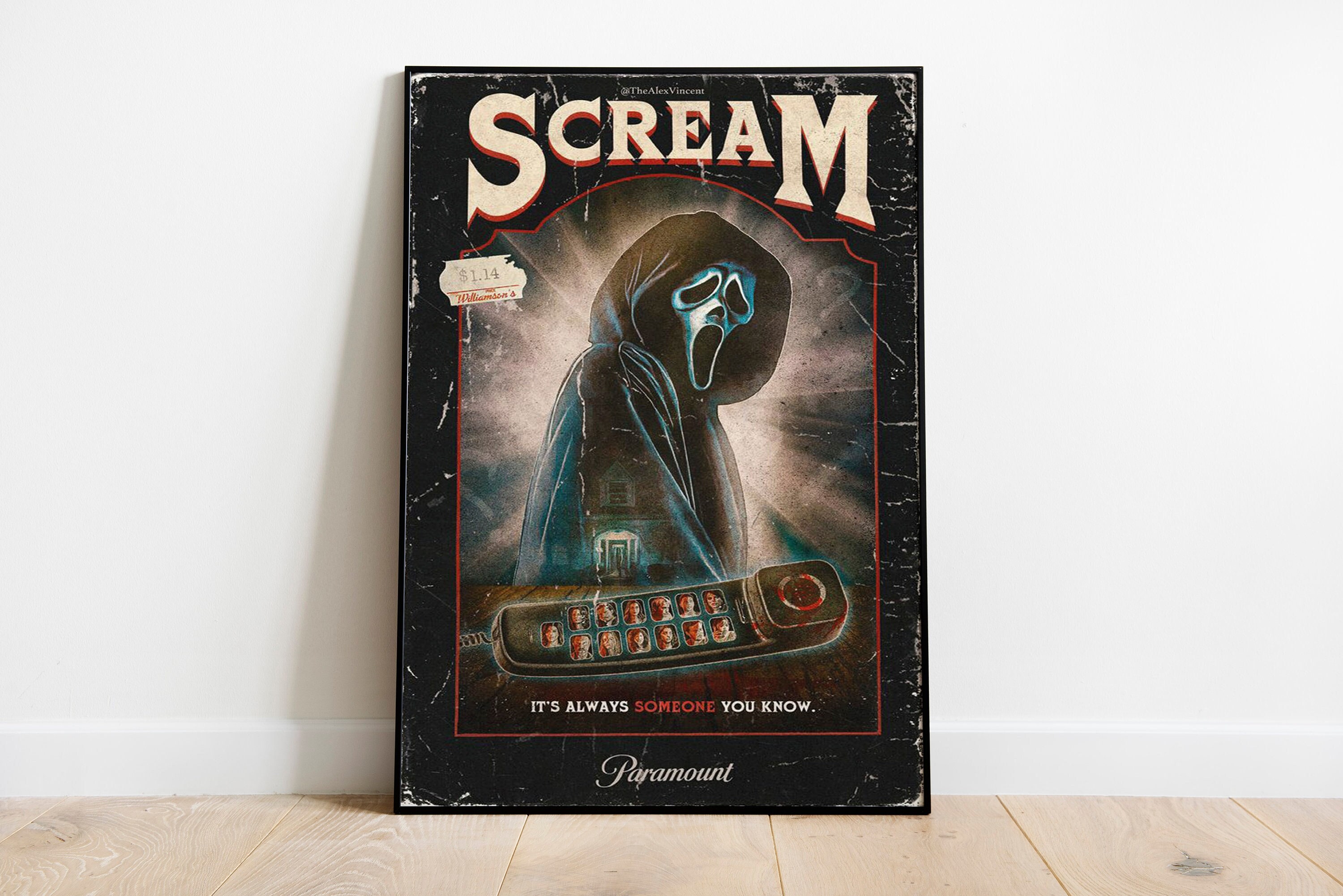 Scream Poster Movie Poster Series Poster Home Decor Wall Decor Famous ...