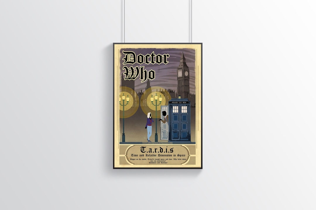 Doctor Who Tardis Poster Movie Poster Series Poster Home Decor Wall ...