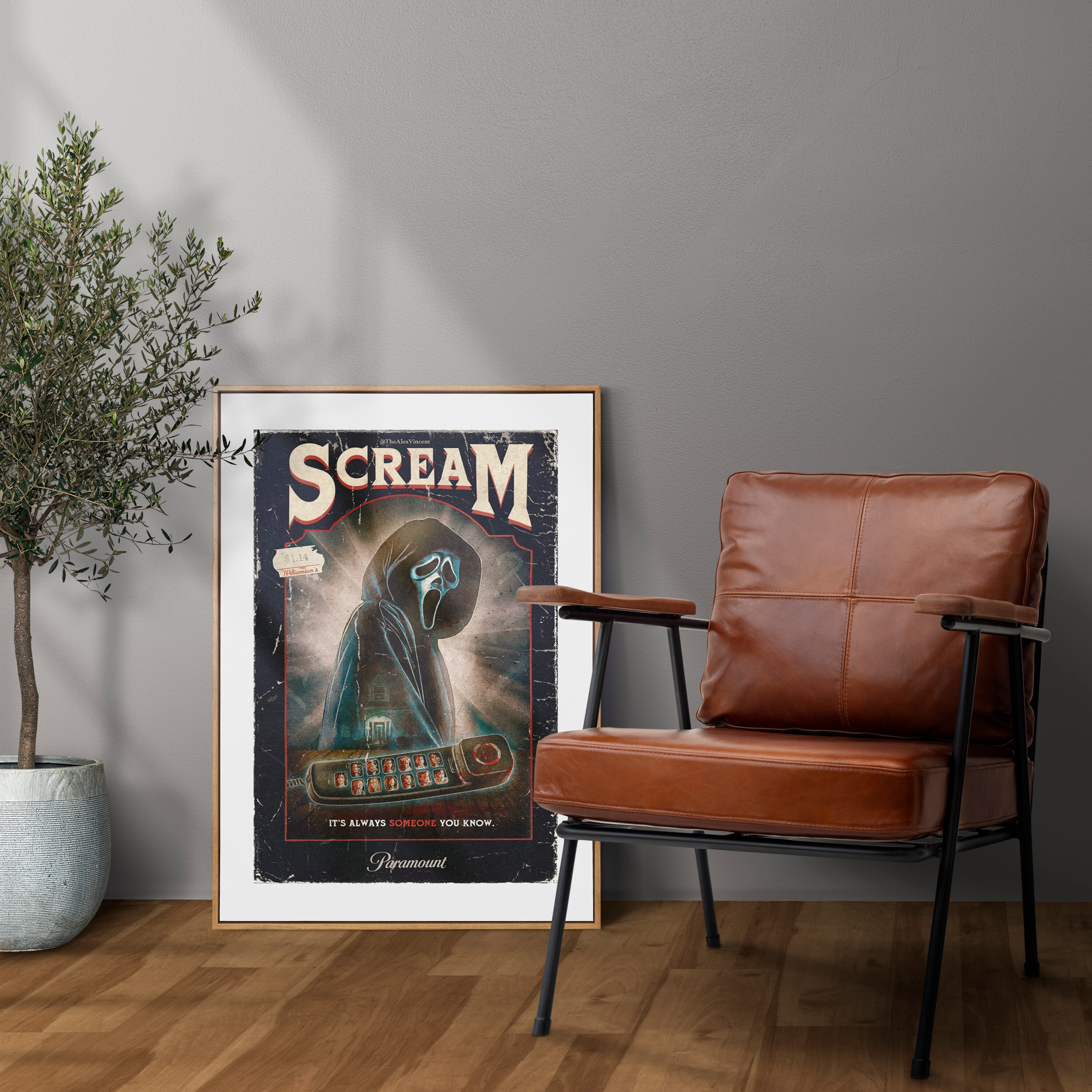 Scream Poster Movie Poster Series Poster Home Decor Wall Decor Famous ...