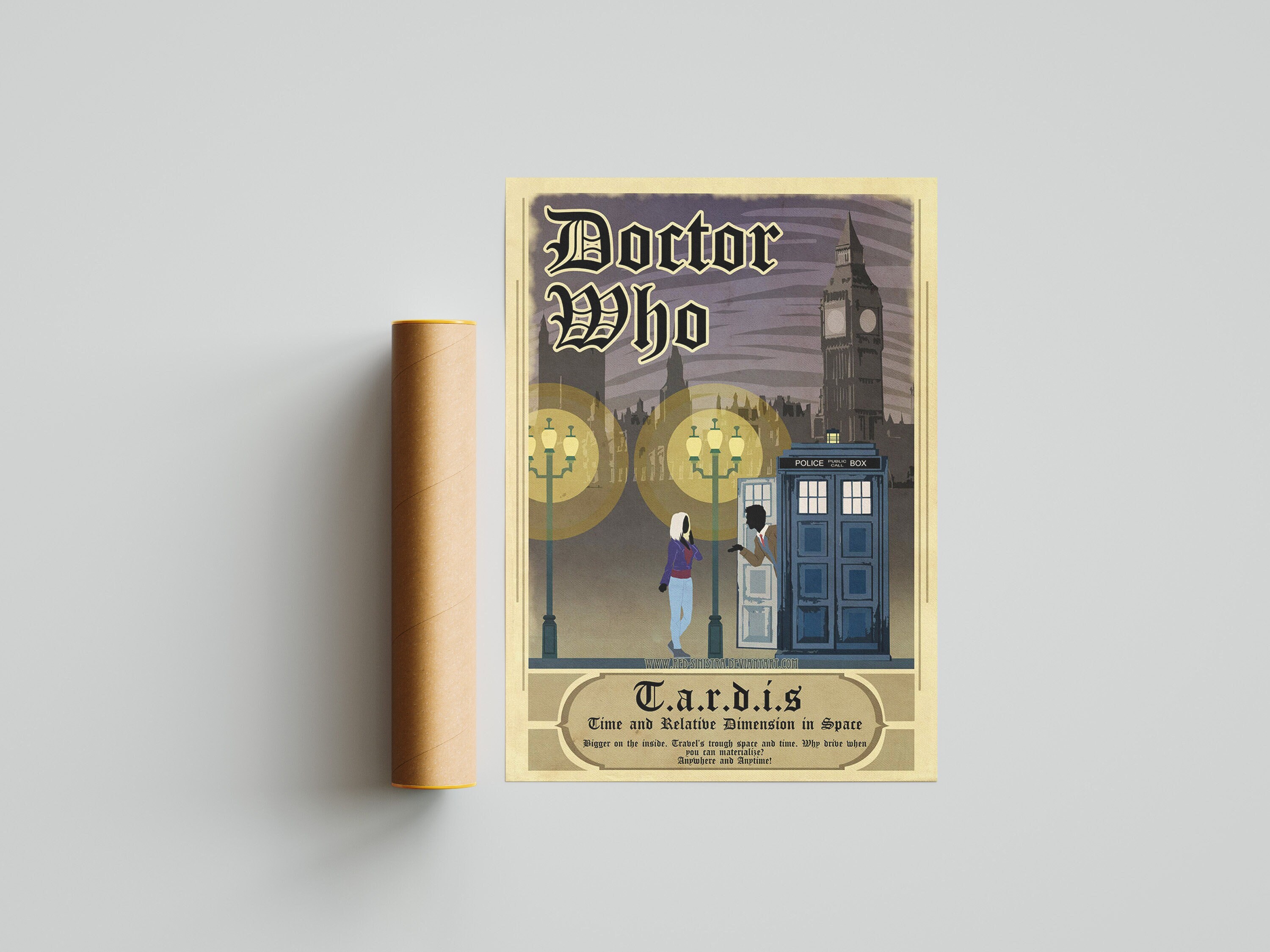 Doctor Who Tardis Poster Movie Poster Series Poster - Etsy UK