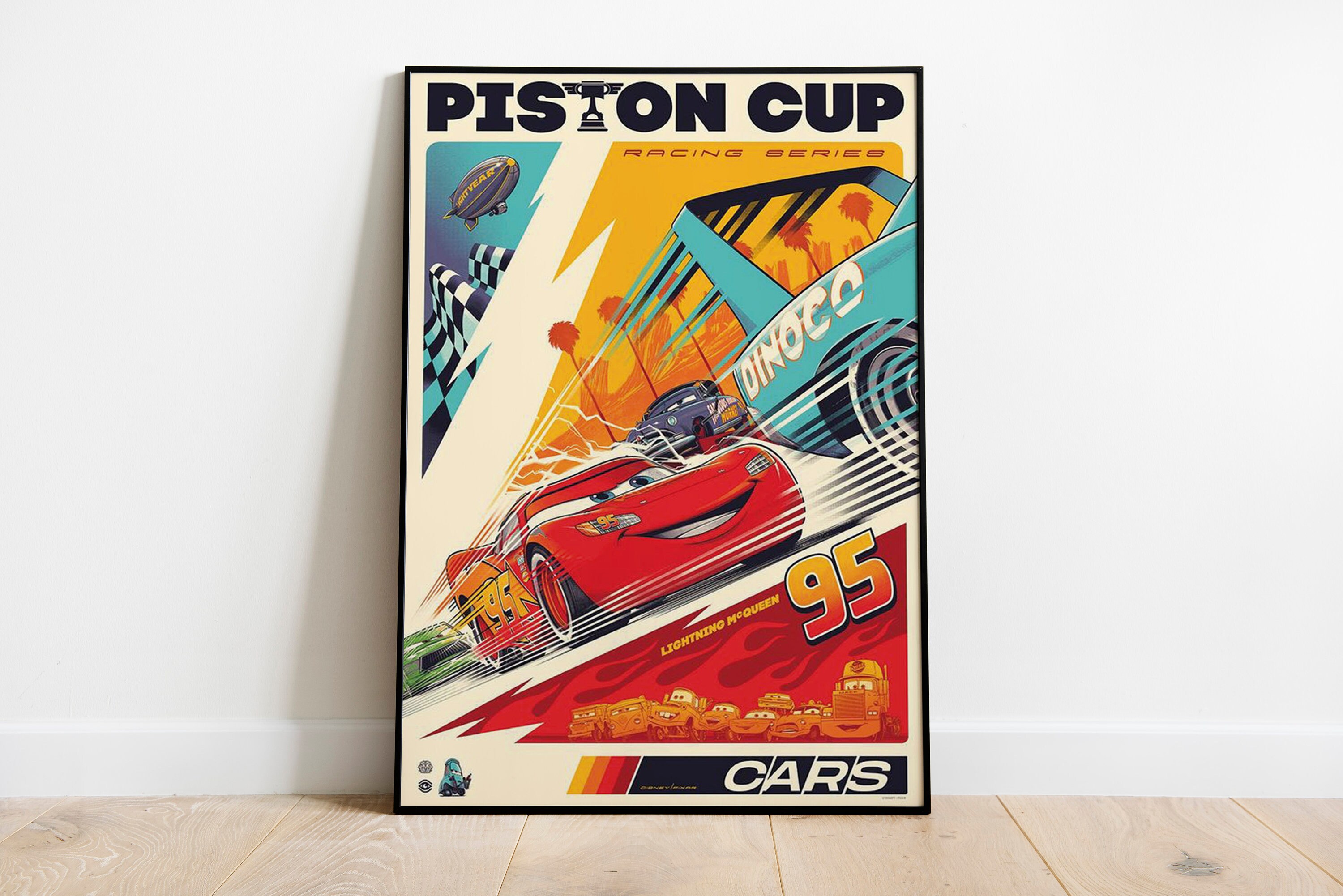 Cars Poster Cartoon Poster Animation Poster Movie Poster - Etsy